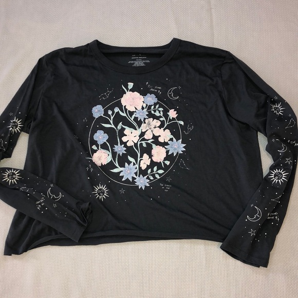 Grayson Threads | Tops | Grayson Thread Large Cropped Long Sleeve Shirt ...